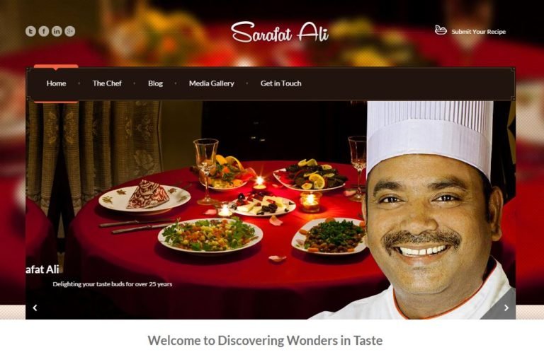 Chef Sarafat Ali - Incfrog