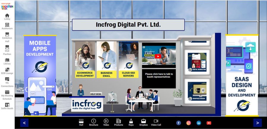 Incfrog Exhibits at the Startup India Innovation Week 2022 - Incfrog